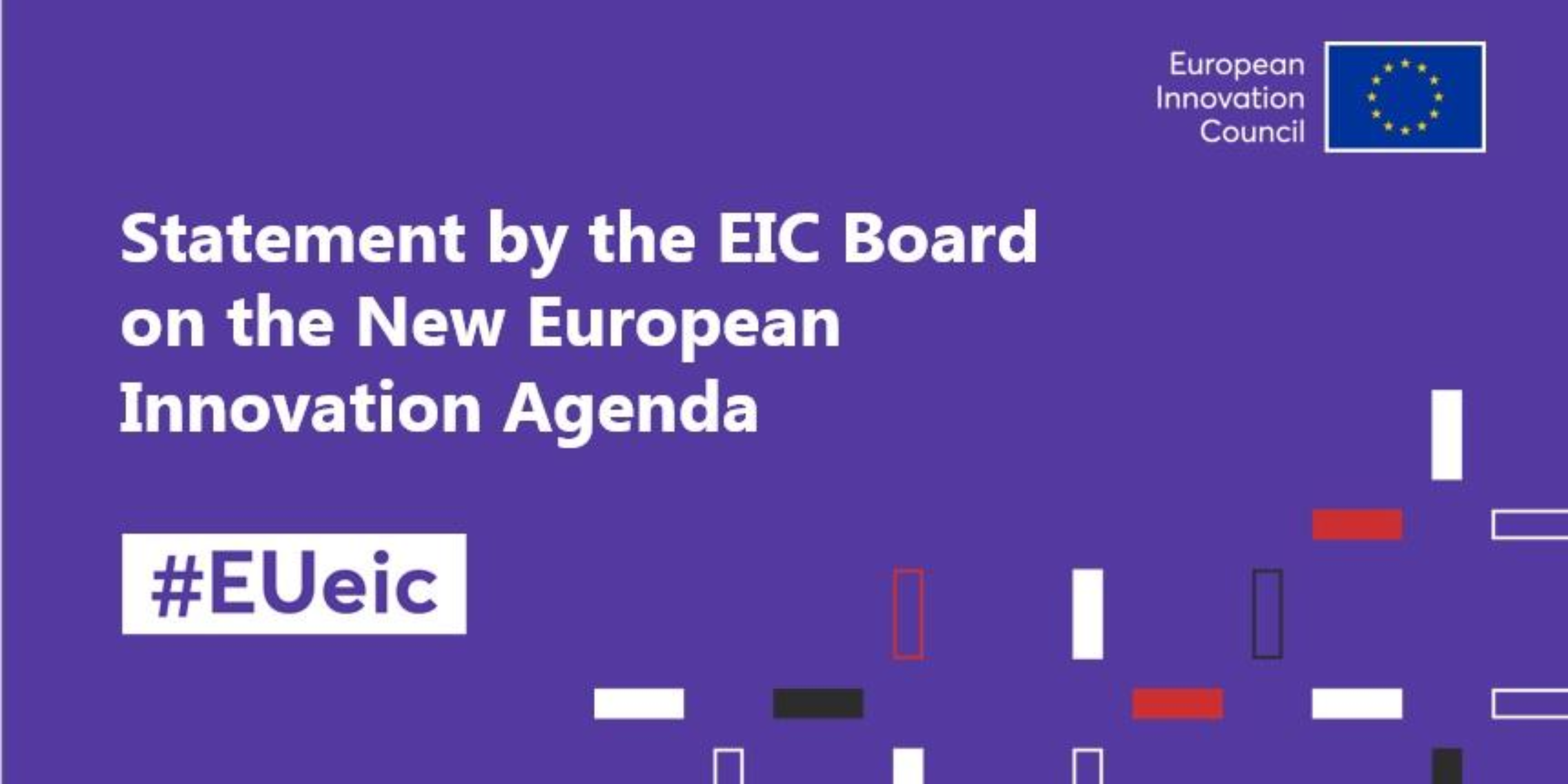 STATEMENT BY THE EIC BOARD ON THE NEW EUROPEAN INNOVATION AGENDA ...