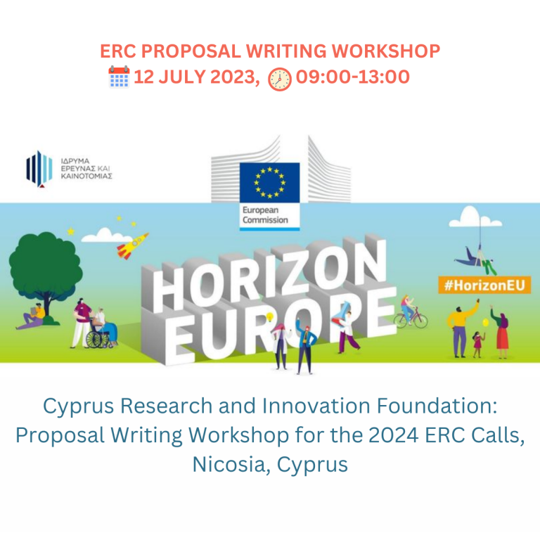Cyprus Research and Innovation Foundation: Proposal Writing Workshop ...